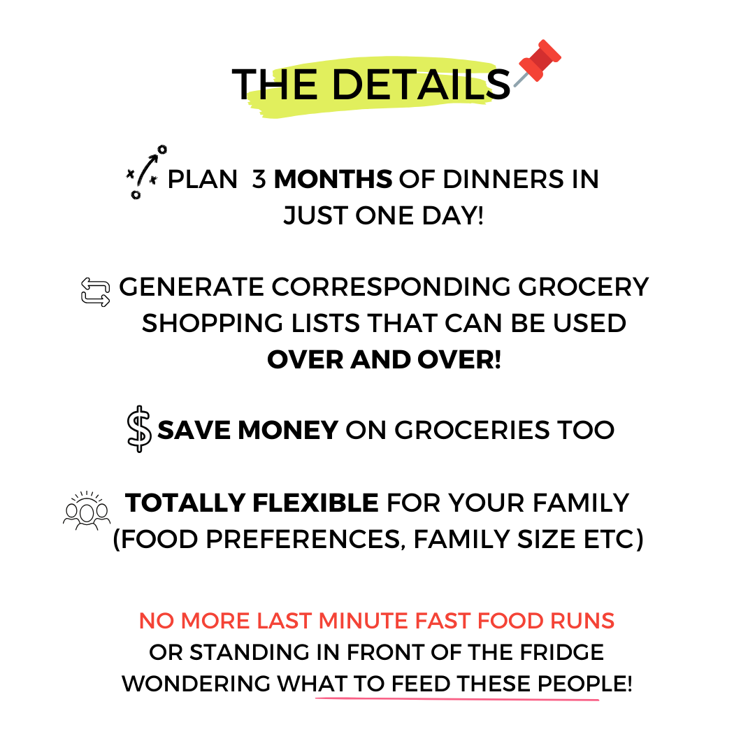 Create Your Custom {Capsule} Meal Plan Workshop – TGN - The Shop